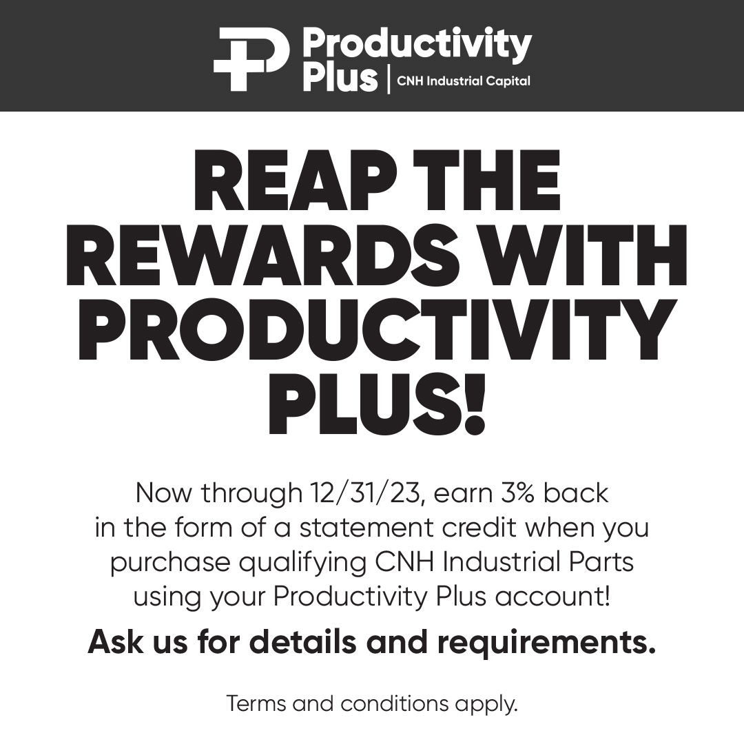 Case IH Reap the Rewards with Productivity Plus! - Hlavinka Equipment ...